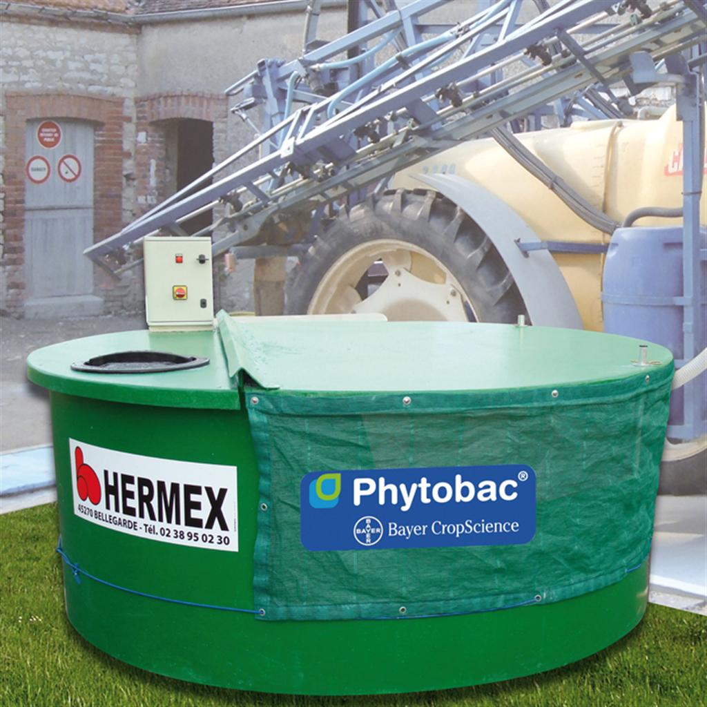 Avis Phytobac de la marque Hermex - Gestion des effluents phytosanitaires